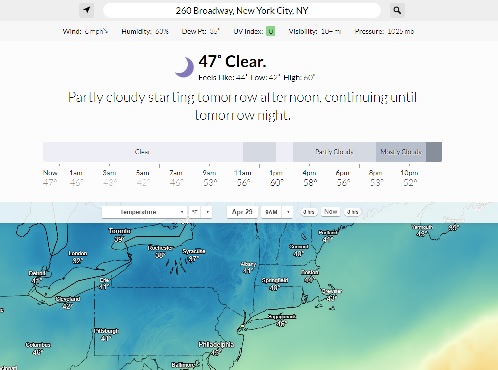 کامل ترین برنامه هواشناسی – نرم افزار پیش بینی وضع هوا